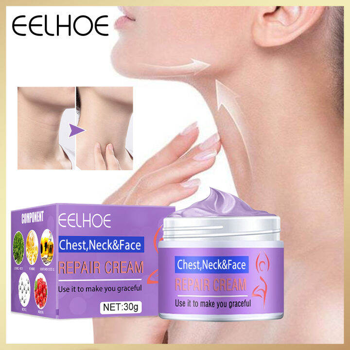 Eelhoe Chest Neck & Face Repair Cream Whitening Moisturizing Wrinkle Lifting Firming Shrink ...