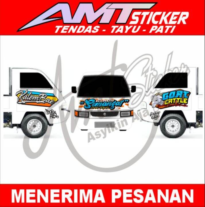 Stiker Decal/Cutting Pintu Samping Mobil Carry Pick Up Stiker Tulisan ... Stiker Decal/Cutting Pintu Samping Mobil Carry Pick Up Stiker Tulisan ...