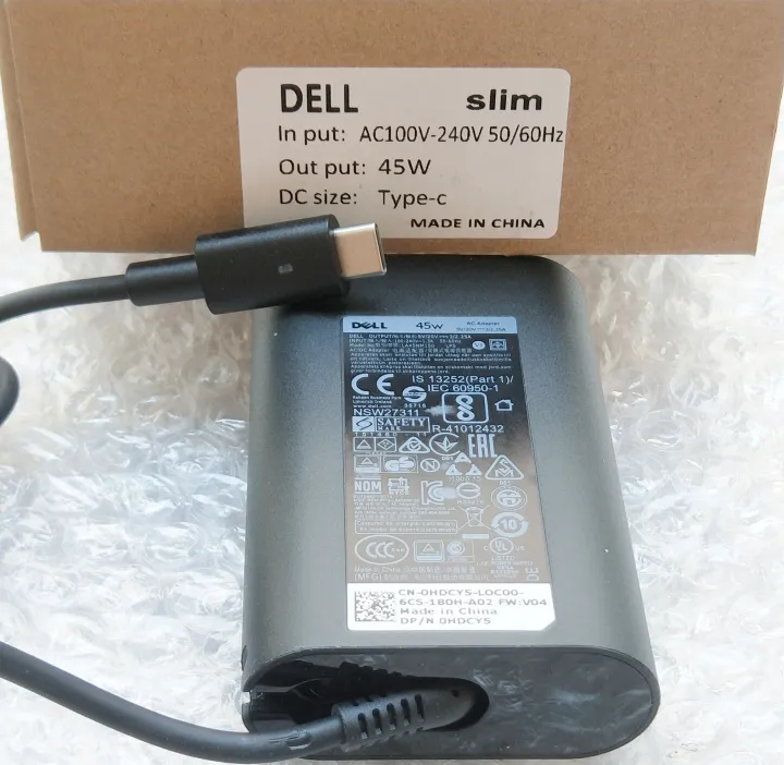 DELL 45W USB-C TYPE-C AC ADAPTER Charger Original High Quality Free ...