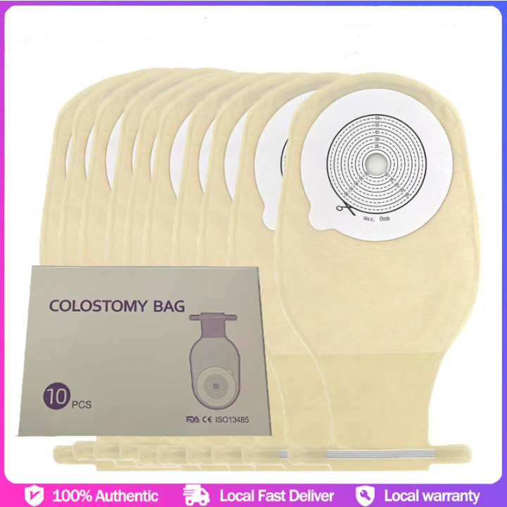 10 pieces of drainage colon stoma pocket, integrated sealed medical ...