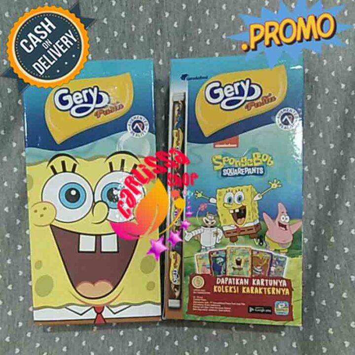 Gery Pasta Spongebob Box Isi 20pcs @ 7gr Harga Terjangkau | Lazada ...