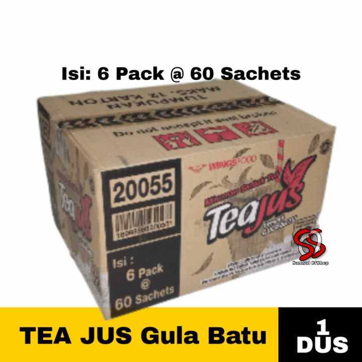Tea Jus Gula Batu Satu Dus Isi 6 Pack 360 Sachet | Lazada Indonesia