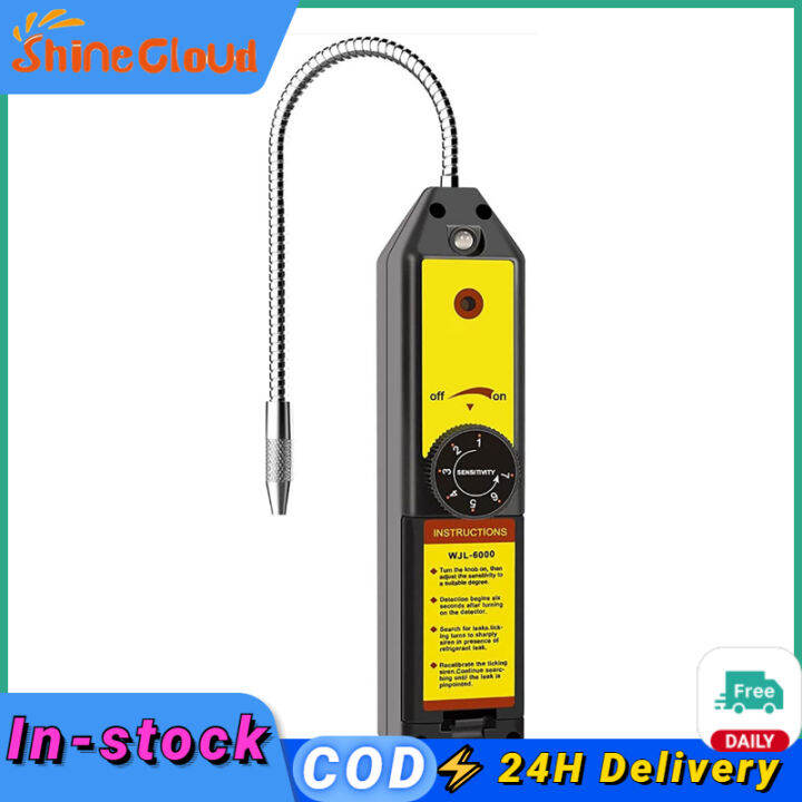 【New】shine cloud WJL-6000 Refrigerant Freon Leak Detector Halogen Gas ...