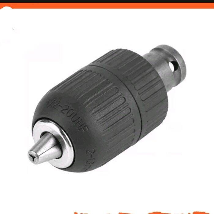 adaptor impact wrench 13mm keyless - sambungan kepala bor impact 1/2 ...