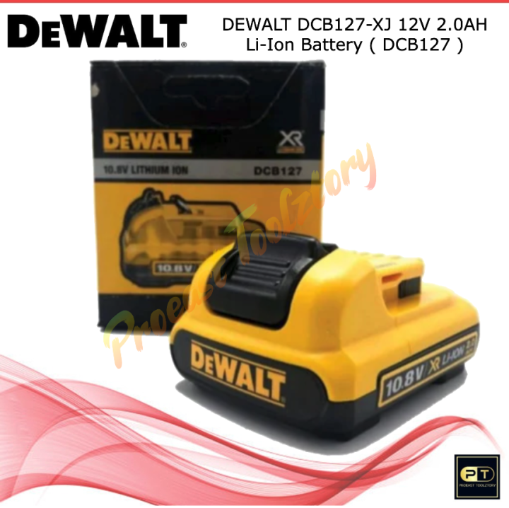 DEWALT DCB127-XJ 12V 2.0AH Li-Ion Battery ( DCB127 ) VT | Lazada