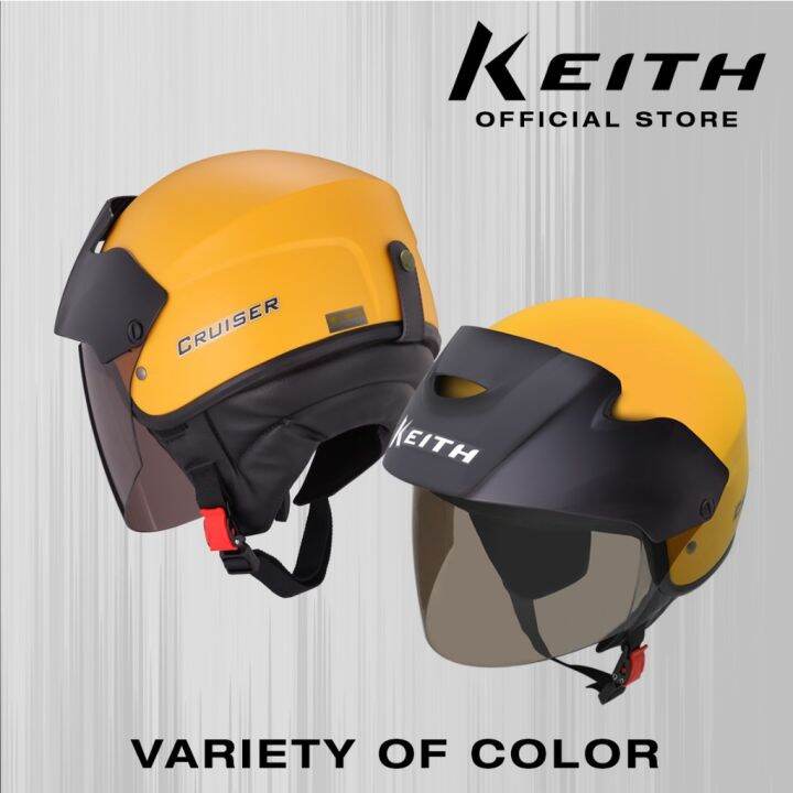KEITH Cruiser V3 Helmet - Yellow | Lazada