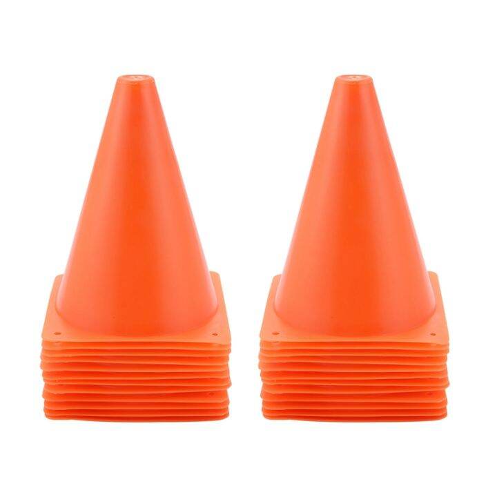 Plastic Traffic Cones - 24 Pack Of Multipurpose Construction Theme ...