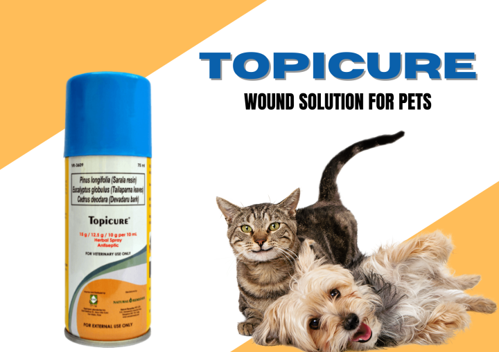 [CLREYES AGRIVET] TOPICURE / WOUND SOLUTION FOR PETS / PARA SA SUGAT NG ...