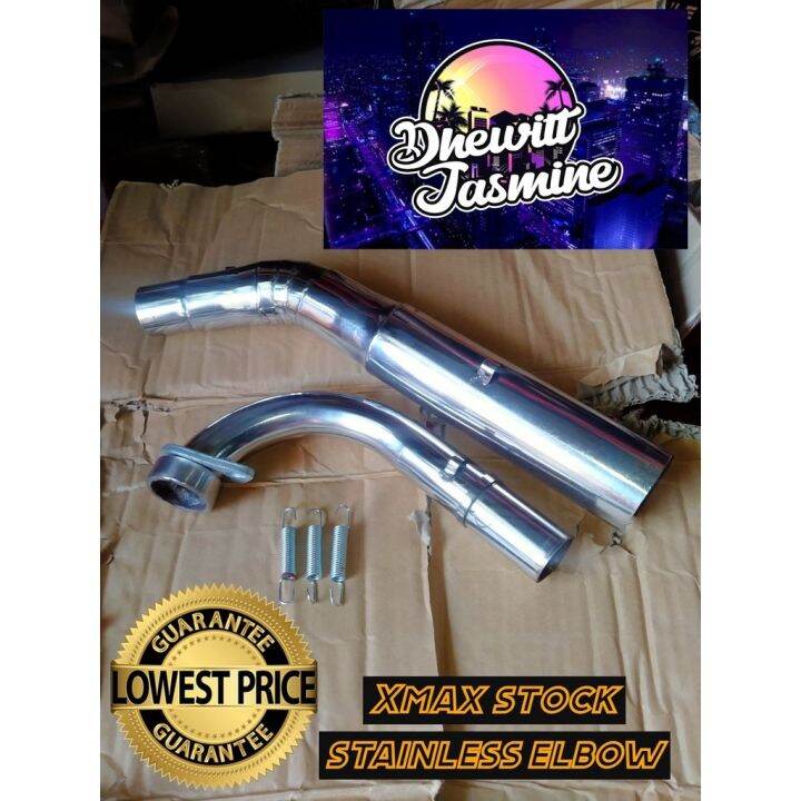 yamaha Xmax stock stainless elbow motorcycle motor accesories | Lazada PH