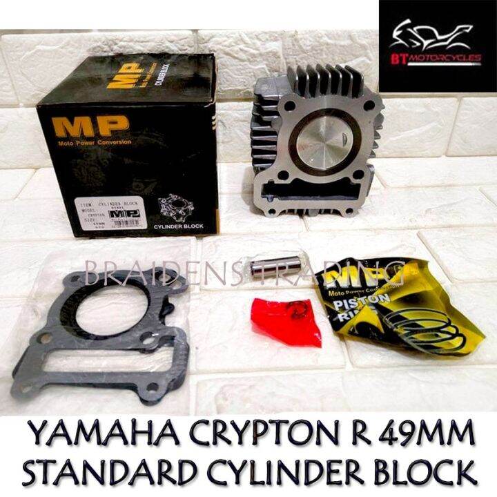 【COD】 MP YAMAHA CRYPTON R 49MM STANDARD CYLINDER BLOCK SET | Lazada PH