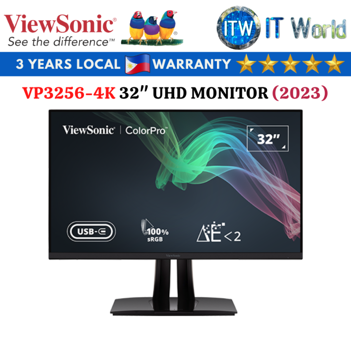 Viewsonic VP3256-4K 32" 3840x2160 (UHD), 60Hz, IPS, 5ms, Flicker-free ...