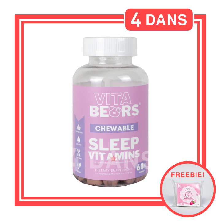 VITABEARS Chewable Sleep Vitamins 60 pcs with FREEBIE | Lazada PH