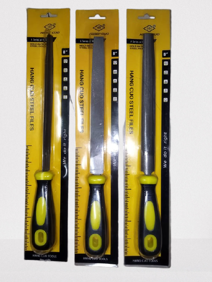 Steel files Triangle/Flat/Semi-Circle 8'' | Lazada PH