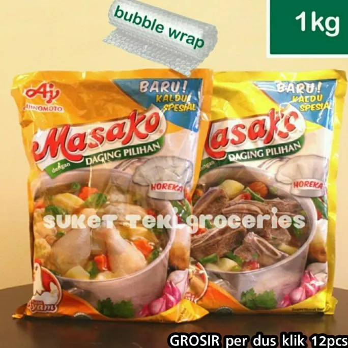 Promo Masako Ayam Masako Sapi 1kg Kaldu Ayam Sapi 1 Kg Horeka
