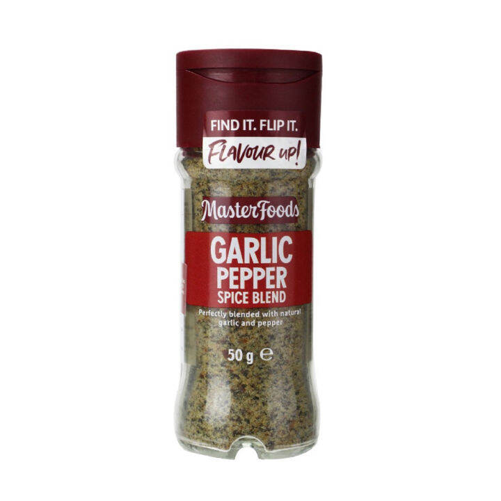 MasterFoods Garlic Pepper Spice Blend (50g) | Lazada
