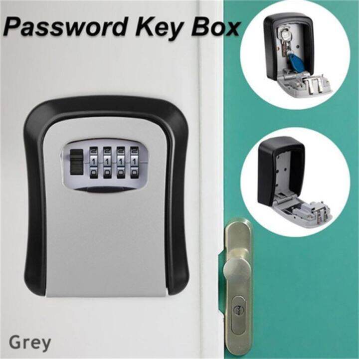 EASYEAH Weatherproof 4-Digit Password Wall Mounted Engineering Plastic ...