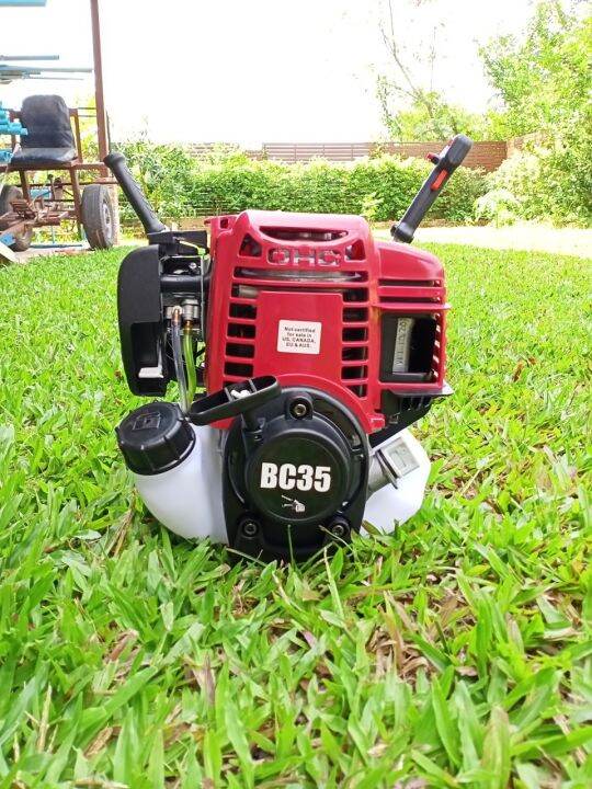 02981 (มีคลิป) เครื่องตัดหญ้า 4จังหวะ ทากะ TAKA รุ่น BC35 รับประกัน6เดือน มีระบบลดแรงอัด ดึง ...