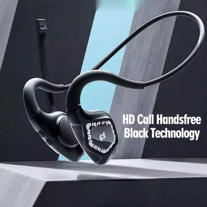 Wireless Bone Conduction Headphones Bluetooth 5.2 Open Ear Headset with ...