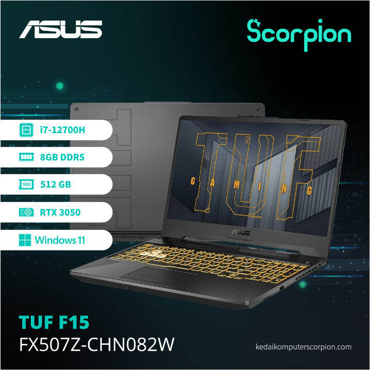 Asus TUF F15 FX507Z-CHN082W Gaming Laptop | Lazada
