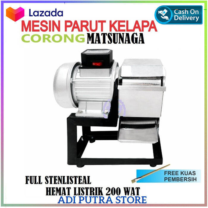 Mesin Parutan Kelapa Matsunaga Parutan Elektrik Dengan Corong Food ...
