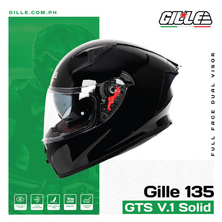Gille Helmet Motorcycles Full Face With Dual Visor Motor Bike Helmet ...