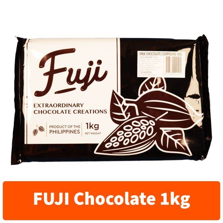 FUJI Chocolate Compound Block Dark 1kg | Lazada PH
