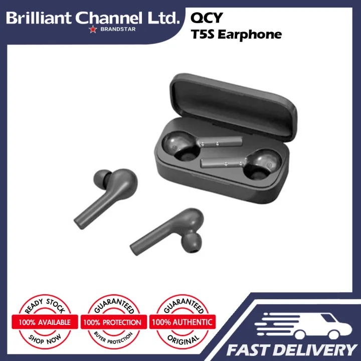 QCY T5S True Wireless Bluetooth Headset Earphone | Lazada PH