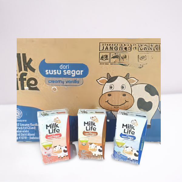 Milk Life Susu UHT 115 ml Rasa Coklat dan Strawberry susu enak dan ...