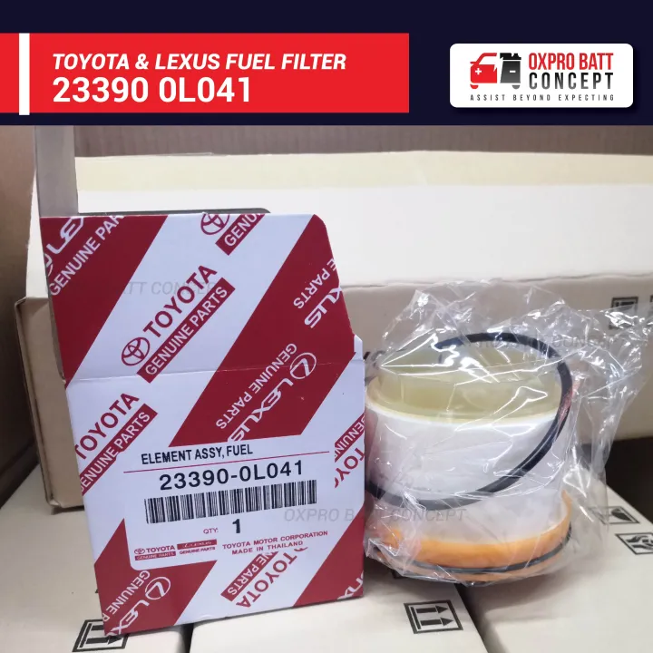 TOYOTA DIESEL FUEL FILTER 23390-0L041 FOR VIGO/HIACE | Lazada