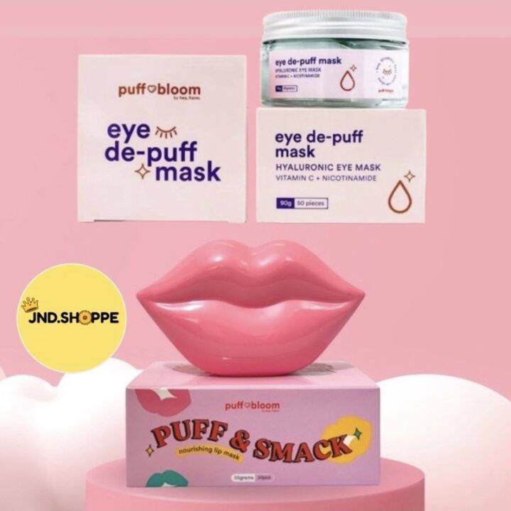 Puff and Bloom Eye De-Puff Mask Puff Smack Lip Mask | Lazada PH