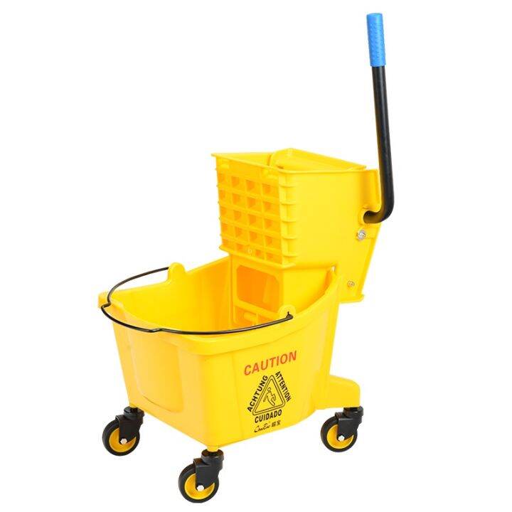 TurboLux Mop Squeezer 20 Liters Heavy Duty Commercial Mop Bucket with ...