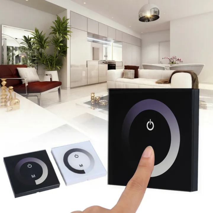 DC Smart Touch Panel Switch Switch Light Dimming Controller Touch ...