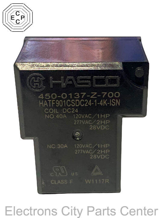 5 PIN RELAY DC 24V SPDT 30A, 40A HATF901CSDC24-1-4K-ISN HASCO HAT901 ...
