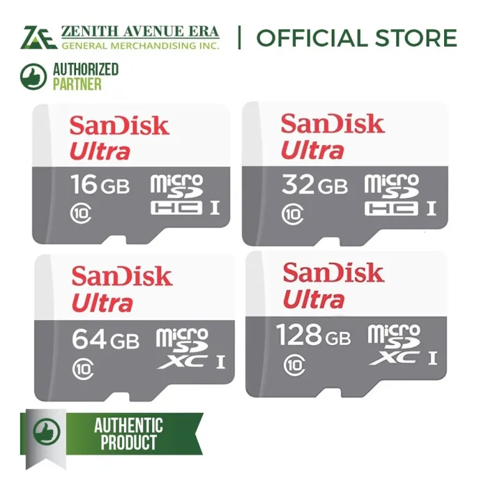 Sandisk Original MicroSD 16GB 32GB 64GB 128GB 256GB | Lazada PH