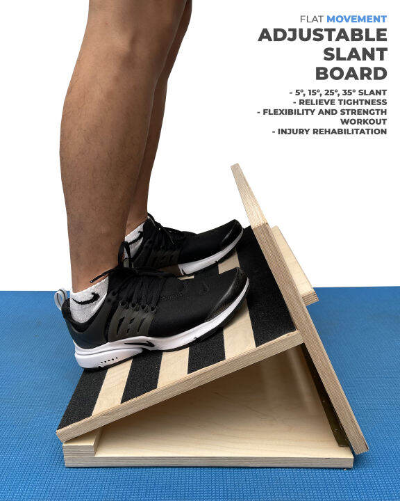 Adjustable Slant Board | Step board. body recovery from plantar ...