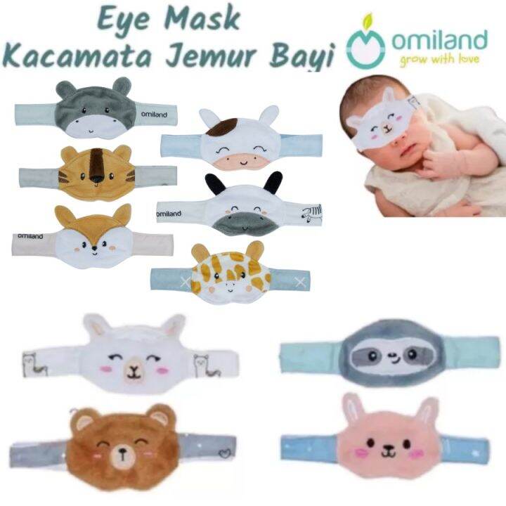 Omiland Penutup Mata Eye Mask Jemur Bayi Kacamata Berjemur Baby ...