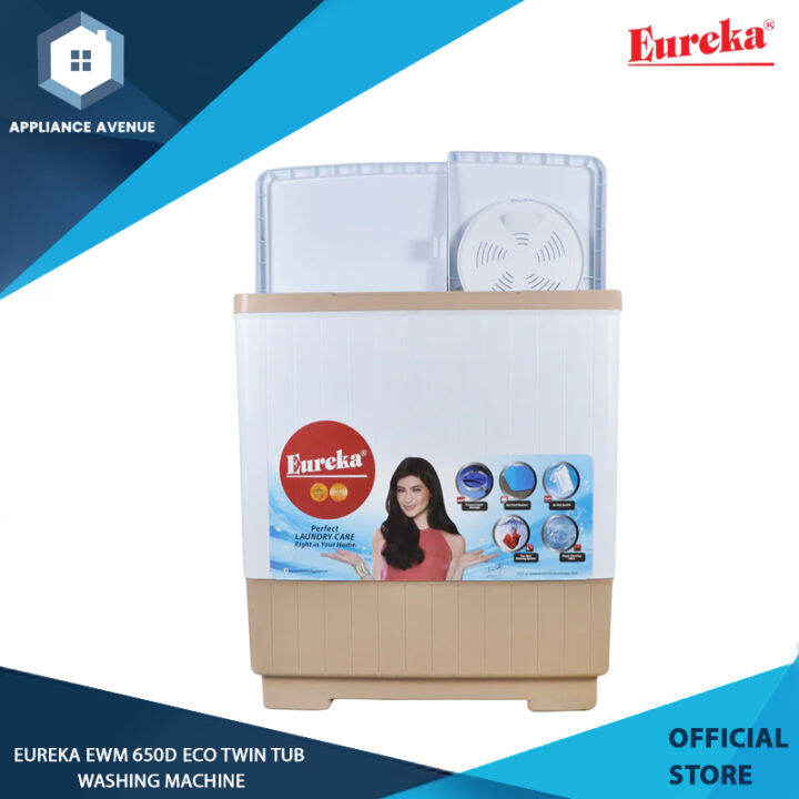 EUREKA EWM 650D ECO TWIN TUB WASHING MACHINE | Lazada PH