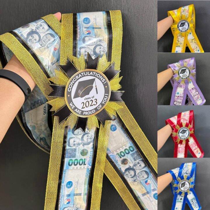 dhpjtg 10 Bills Money Lei / Money Sash / Money Garland | Lazada PH