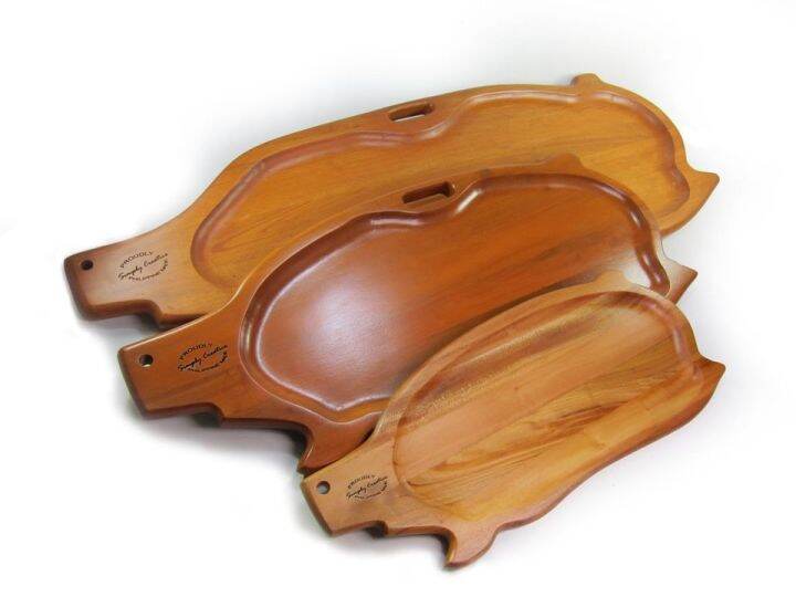 Simply Creative Wooden Lechon Trays – Set (Large, Small, Belly Size ...