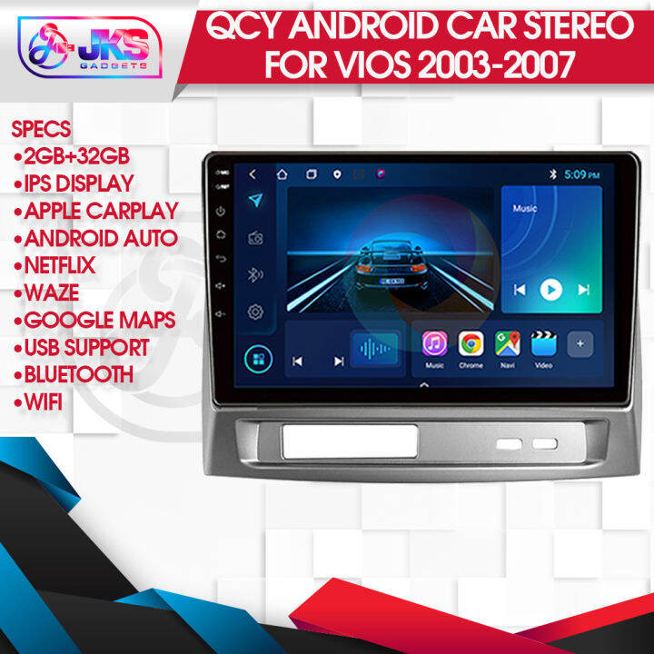 QCY Android Car Stereo With Apple Carplay and Android Auto for Toyota ...