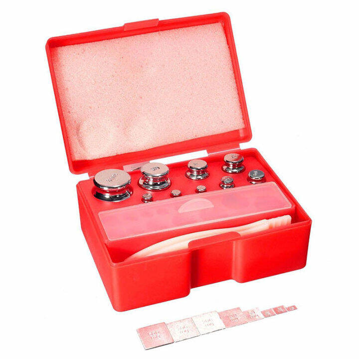 17Pcs 211.1g 10mg-100g M2 Set Grams Precision Calibration Weight ...