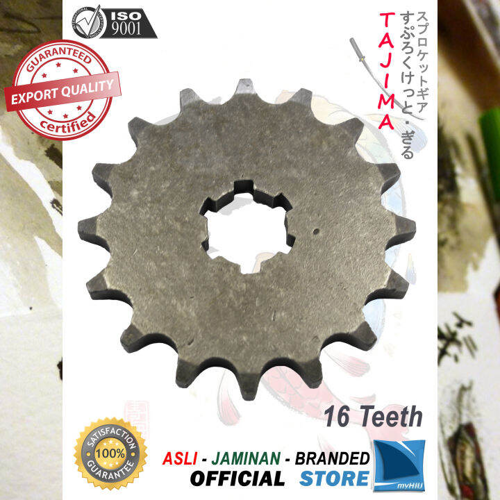 Gigi Tarik 428-16T YAMAHA Jupiter Z Gir Depan - Front Sprocket Gear TAJIMA | Lazada Indonesia