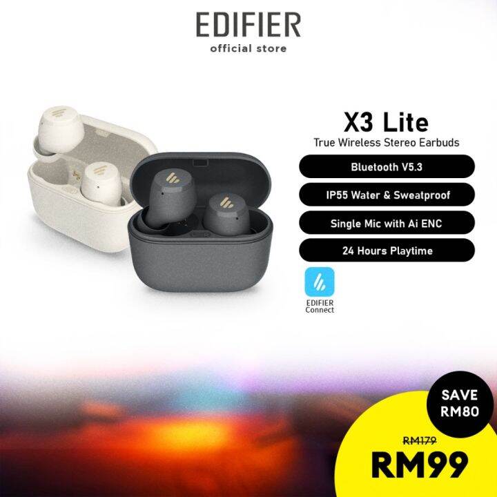 Edifier X3 Lite True Wireless Stereo Bluetooth Earphones | Lazada