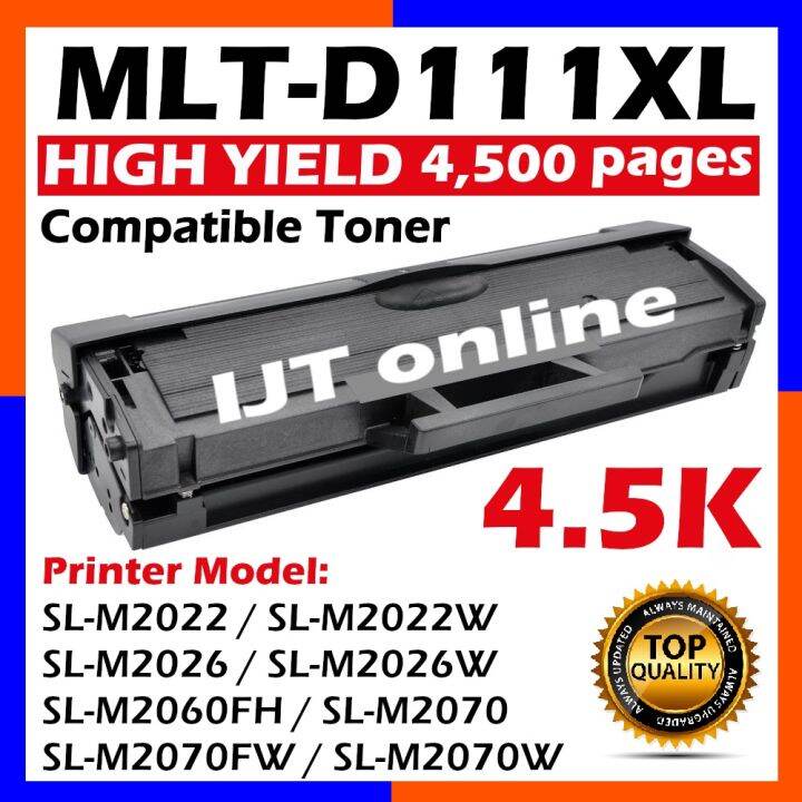 SUPER HIGH YIELD Cartridge Compatible to Samsung Toner 111S MLT-D111S ...