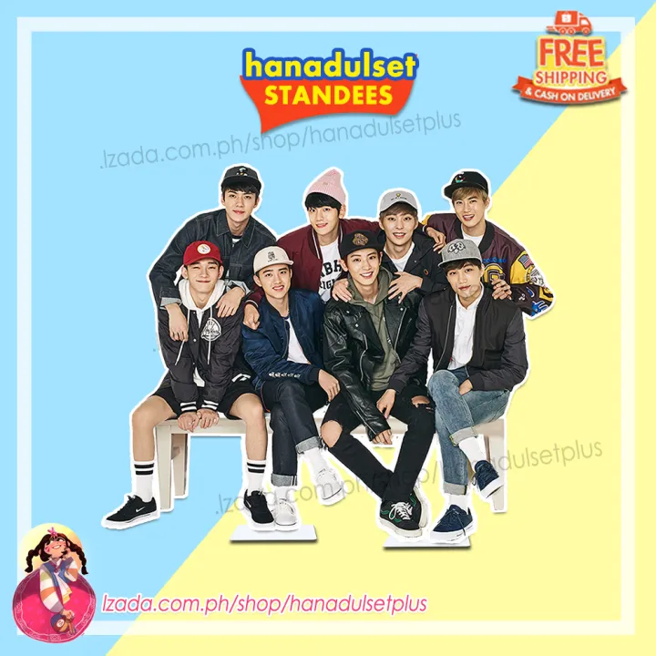 EXO Group Standee | Kpop mini-standee | cake topper ♥ hdsph | Lazada PH