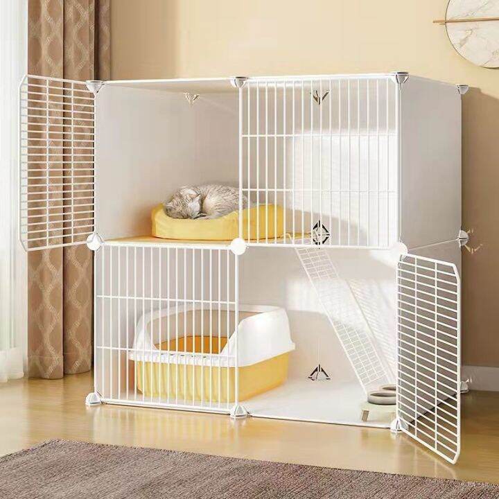 [COD] cage with toilet villa super large free space indoor empty cat ...