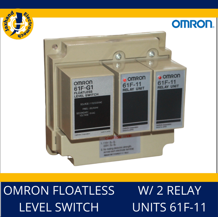 Floatless Level Switch Omron 61F-G1 with Relay Unit 2 x 61F-11, 110V ...