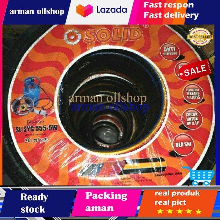 selang gas lpg 1 roll 30m merek Solid 5 lapis | Lazada Indonesia