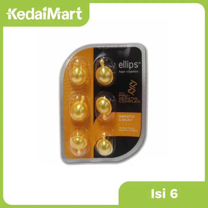Ellips Hair Vitamin Pro-Keratin Smooth & Silky Pack 6 x 1 ml | Lazada ...