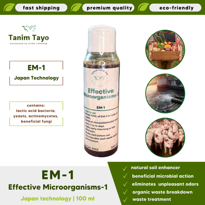 Tanim Tayo EM1 (Effective Microorganisms) Microbial Concentrate 100ml ...